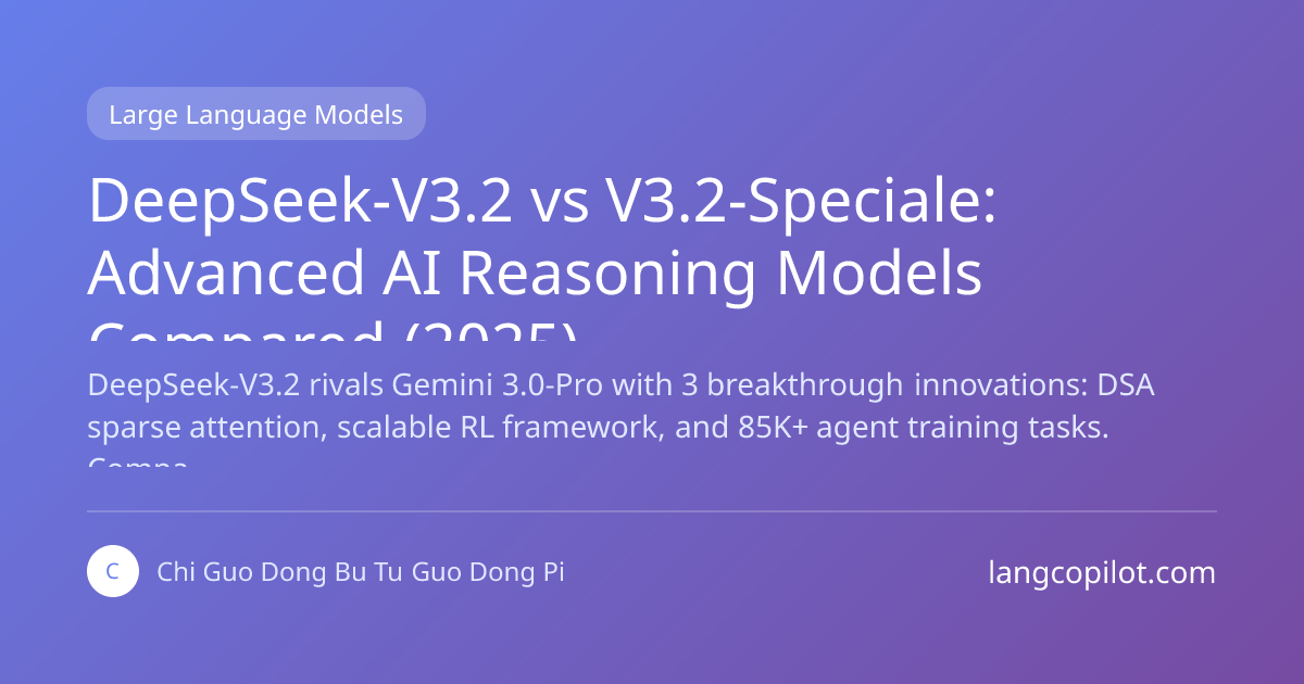 DeepSeek-V3.2 vs V3.2-Speciale: Advanced AI Reasoning Models Compared ...